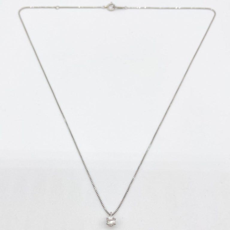 [買取事例 ] 天然ダイヤモンド ネックレス Pt850/Pt900 D0.31 - 株式会社ファーネス(FARNESS)